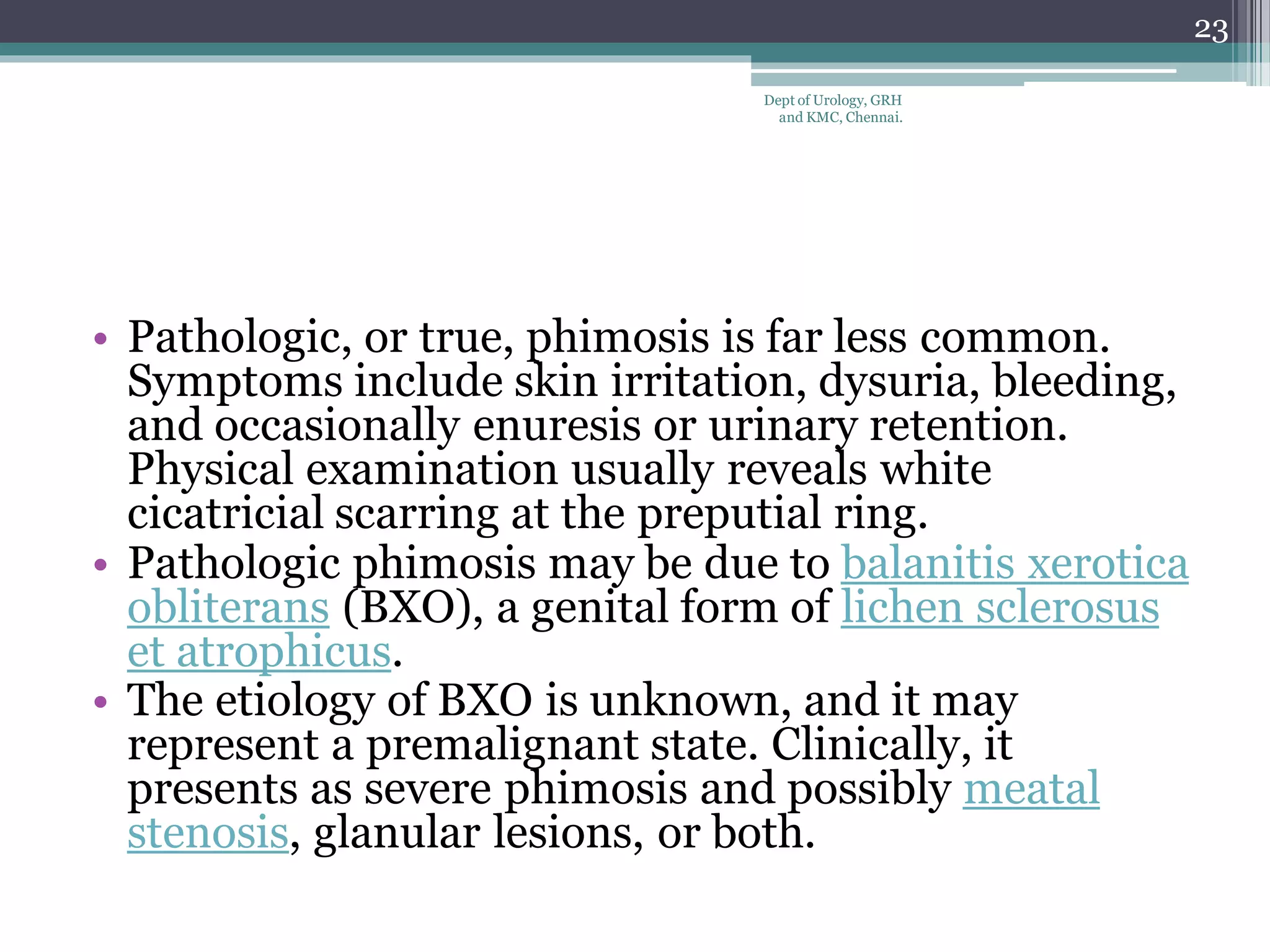 Penis phimosis & circumcision | PDF