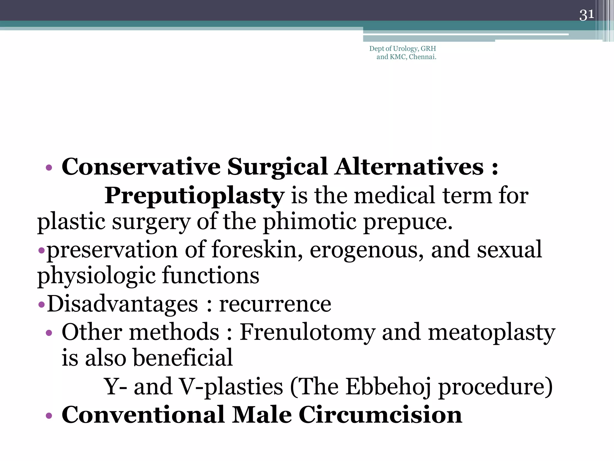 Penis phimosis & circumcision | PDF