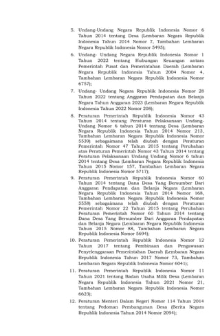 Perkades No 3 Tahun 2023 | PDF
