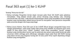 Penjabaran Unsur Pasal 363 Ayat (1) KUHP.pptx