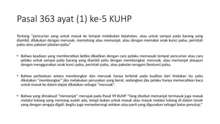 Penjabaran Unsur Pasal 363 Ayat (1) KUHP.pptx