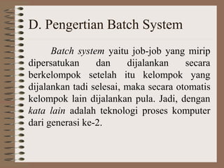 Penjadwalan dan perhitungan kinerja cpu | PPT