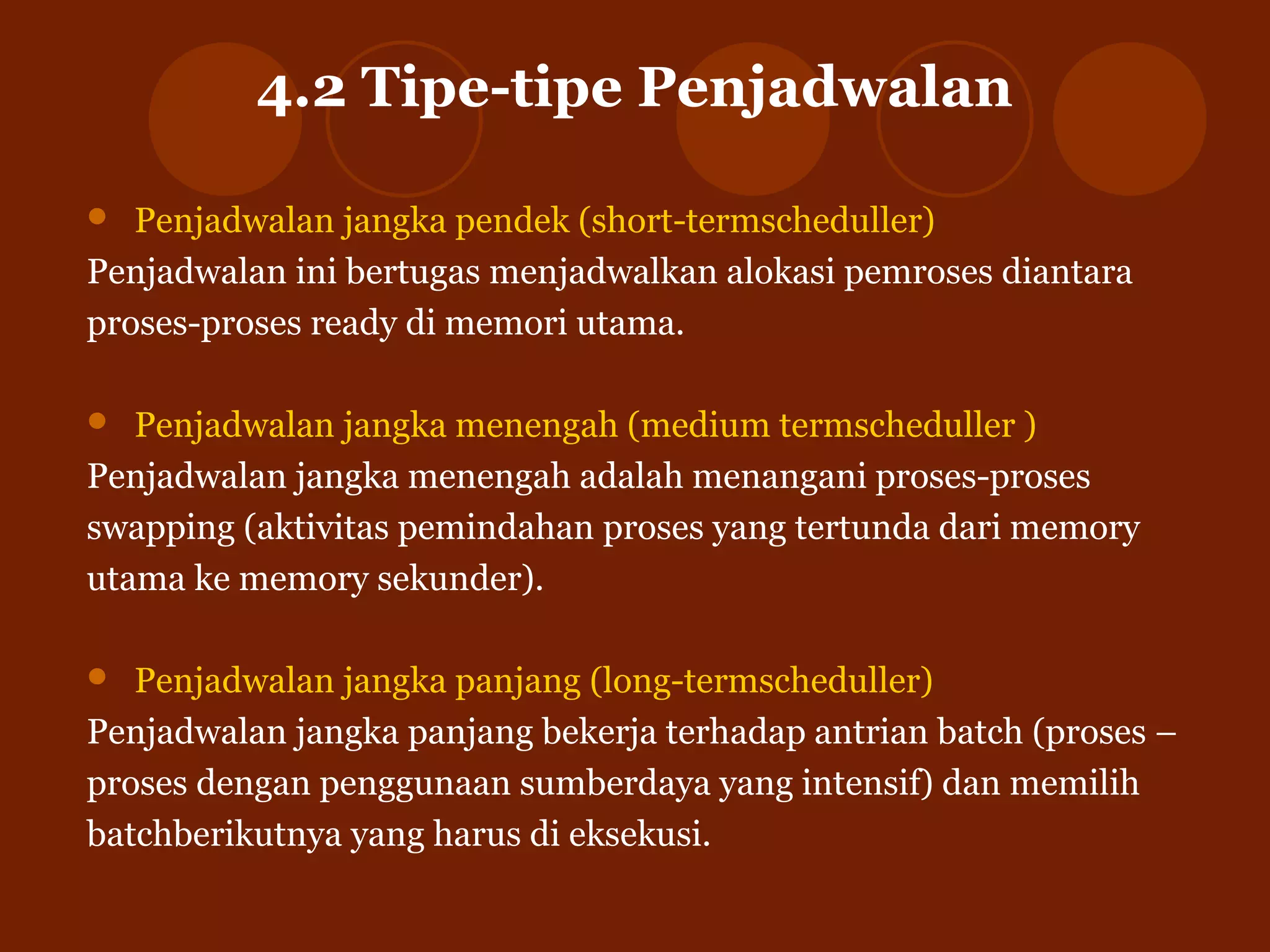 Penjadwalan proses | PPT