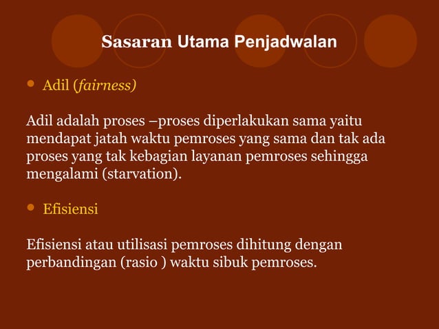Penjadwalan proses | PPT