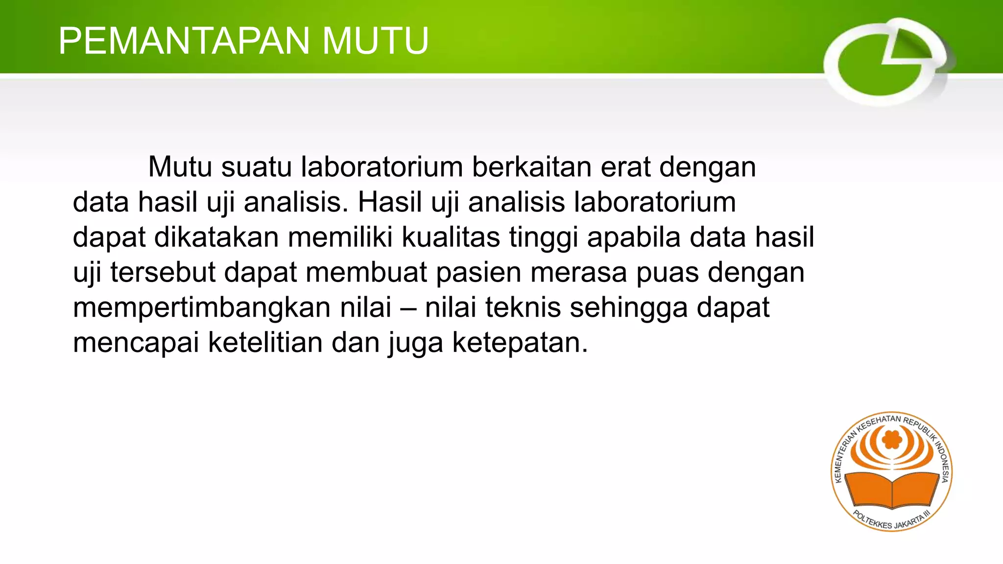 PENJAMINAN MUTU PEM TELUR CACING KELOMPOK 1.pptx