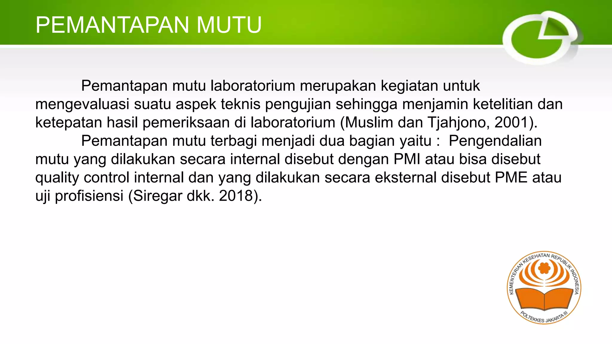 PENJAMINAN MUTU PEM TELUR CACING KELOMPOK 1.pptx