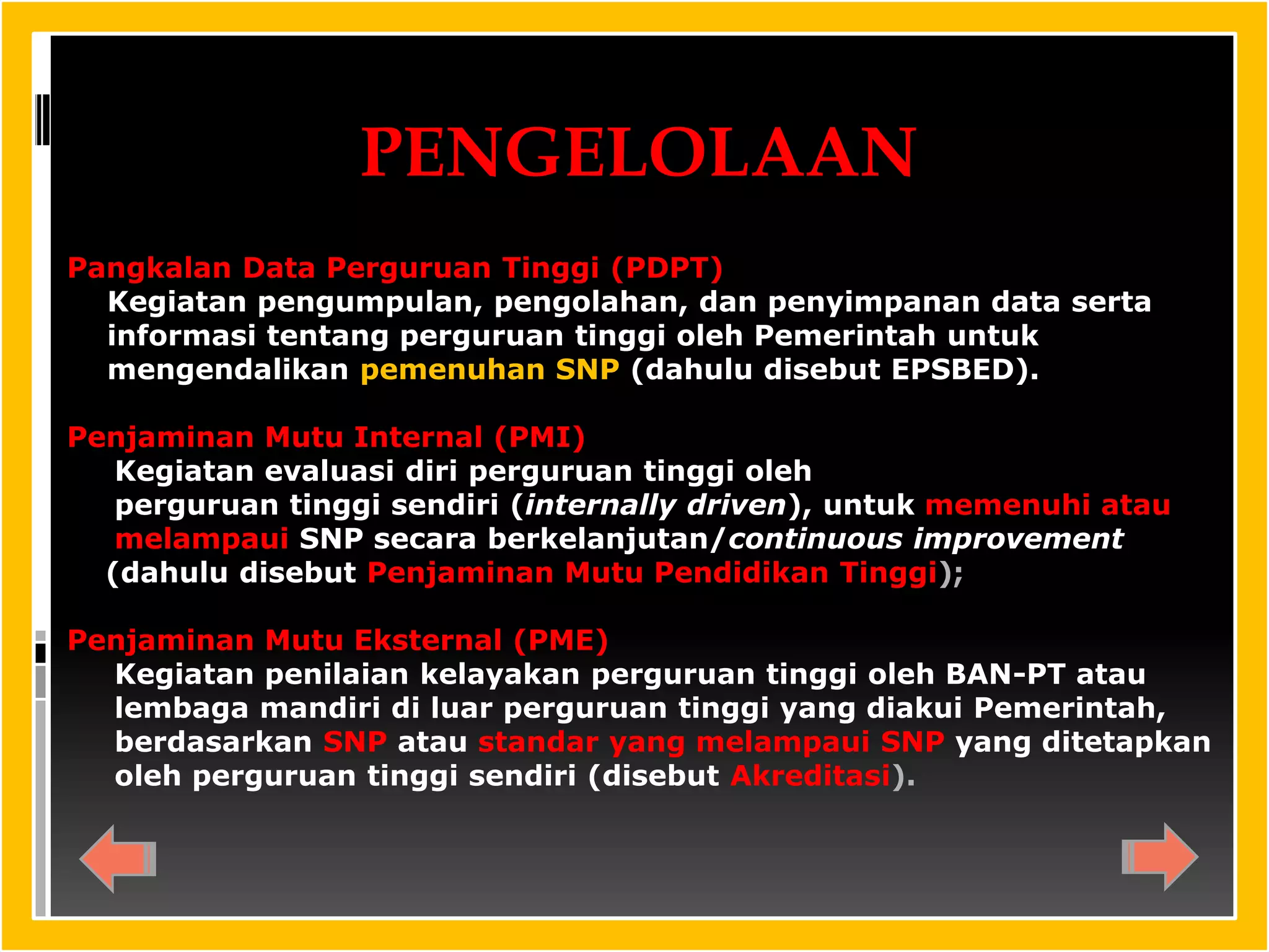 Penjaminan mutu pendidikan | PPTX