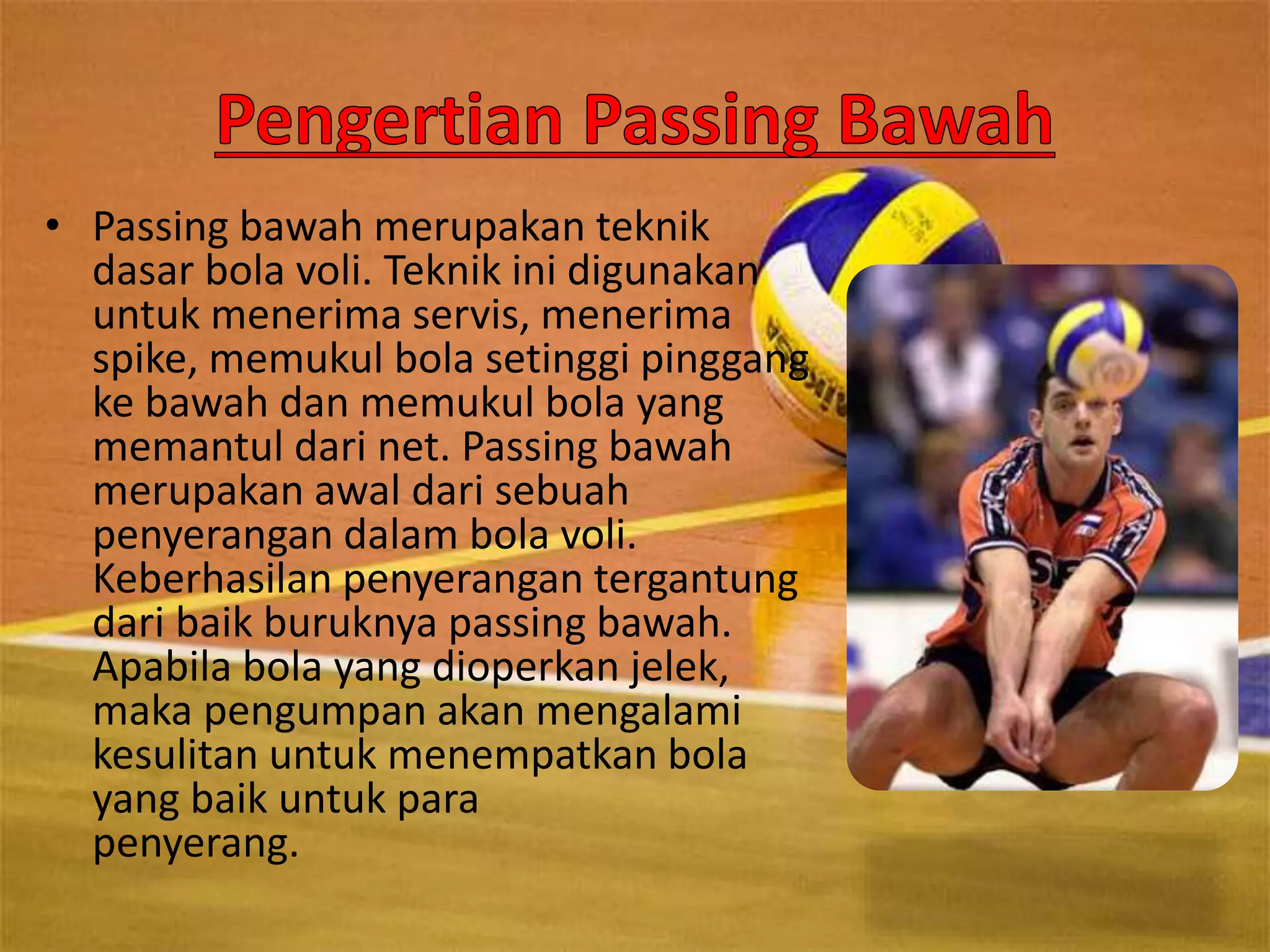Passing Bawah Bola Voli | PPTX