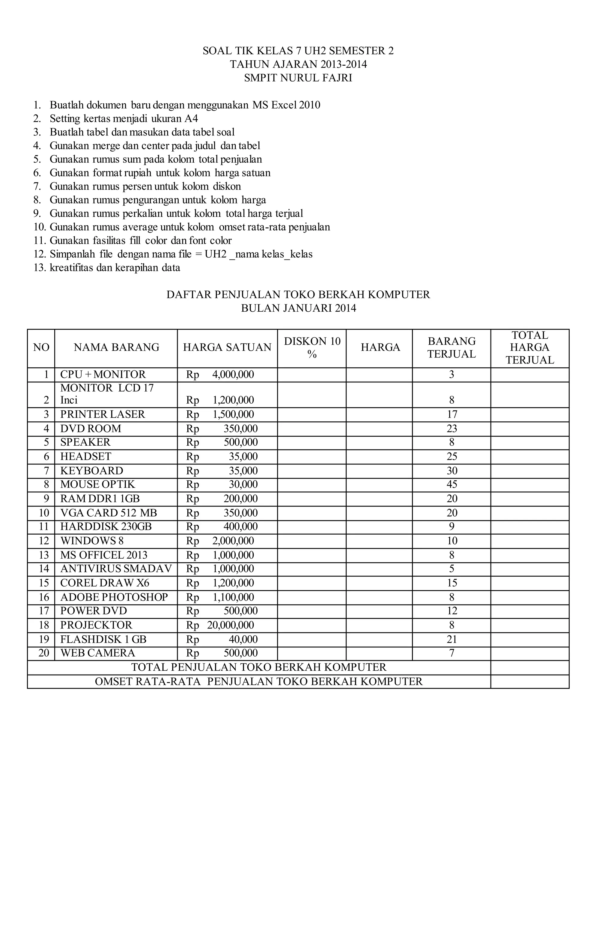 Penjas kelas 9 praktik | DOCX