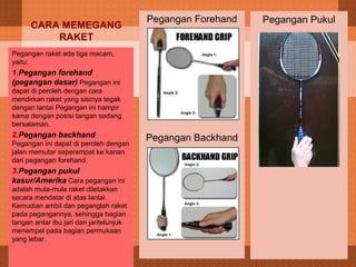 (Penjaskes) Badminton / Bulu Tangkis | PPT
