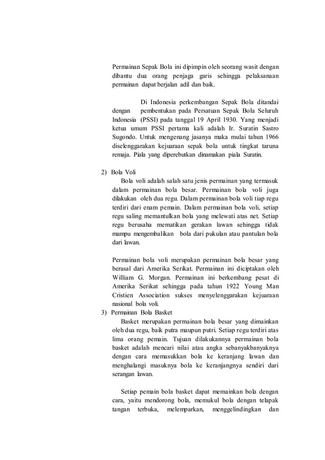 makalah olahraga pendidikan | DOCX