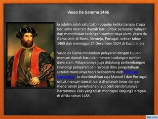 Tokoh Tokoh Pelayaran Dunia_SMA NEGERI 1 KEJAYAN Kab Pasuruan | PPTX