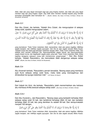 Penjelasan Bacaan Dalam Solat 12. Zikir Selepas Solat | PDF