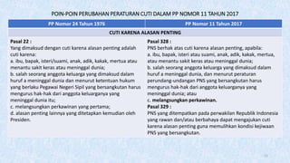 penjelasan-cuti-format-baru berdssarkan peratiran bkn | PPT