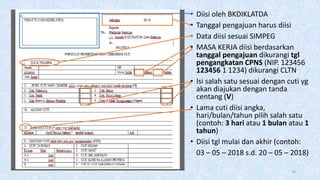 penjelasan-cuti-format-baru berdssarkan peratiran bkn | PPTX