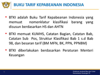 Penjelasan Buku Tarif Kepabeanan Indonesia 2017 | PDF