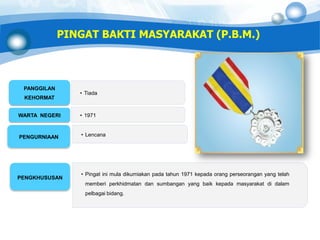 Penjelasan Darjah, Pingat Kebesaran Negeri Melaka.pdf