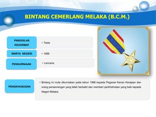Penjelasan Darjah, Pingat Kebesaran Negeri Melaka.pdf