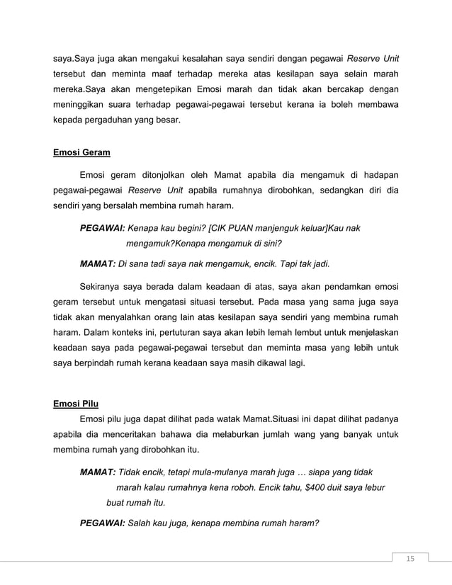 Penjelasan emosi | PDF