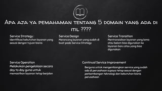 Penjelasan IT Service Management | PDF
