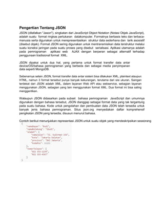 Penjelasan json 141151850 | PDF