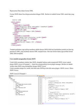 Penjelasan JSON | PDF