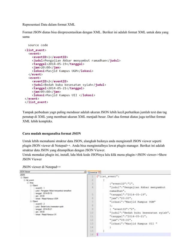 Penjelasan JSON | PDF