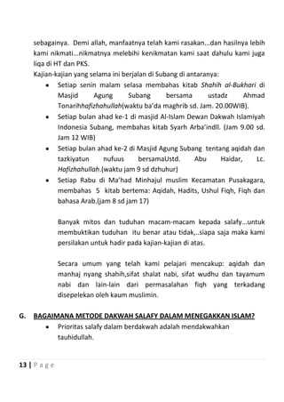 Mengenal Manhaj Salaf | DOCX