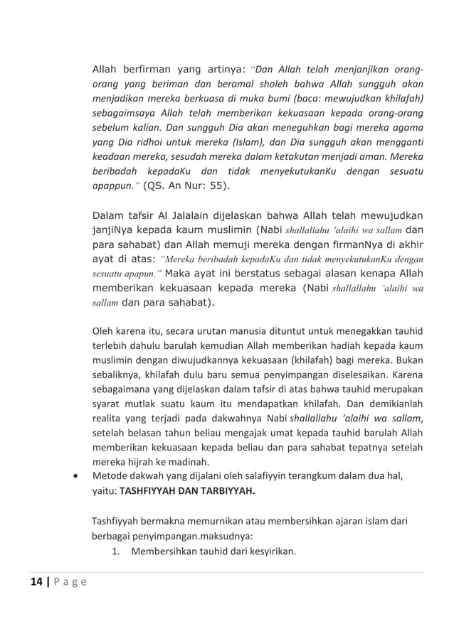 Mengenal Manhaj Salaf | DOCX