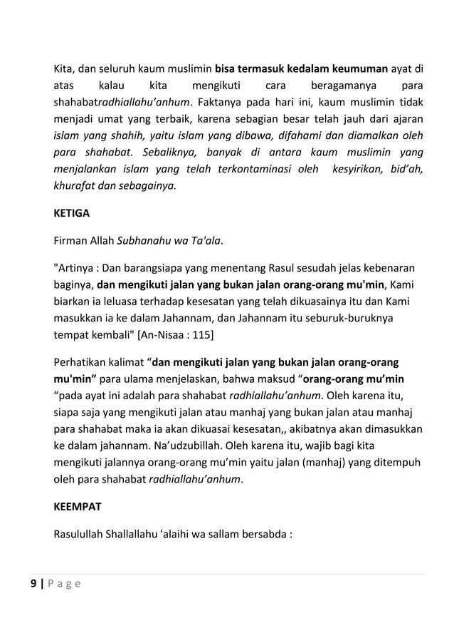 Mengenal Manhaj Salaf | DOCX