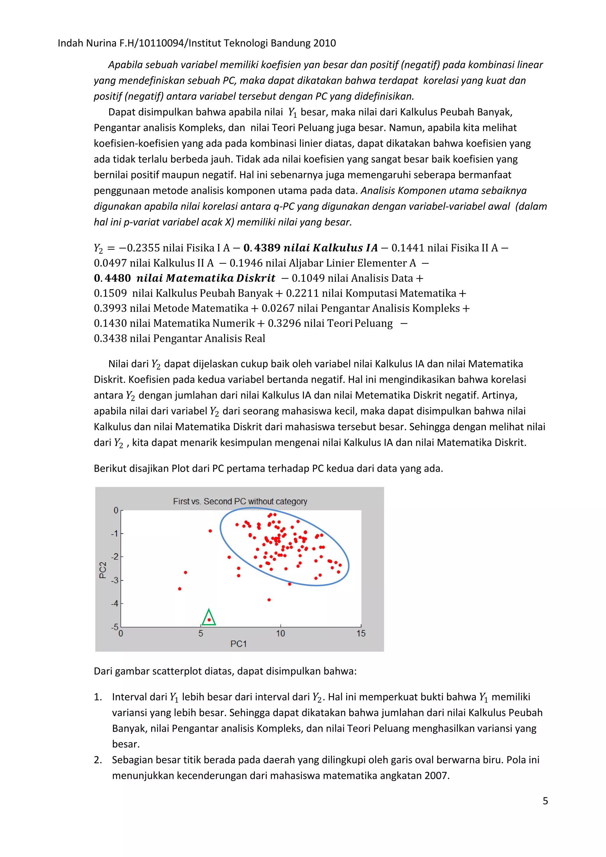Analisis komponen utama (Principal Component Analysis) | PDF