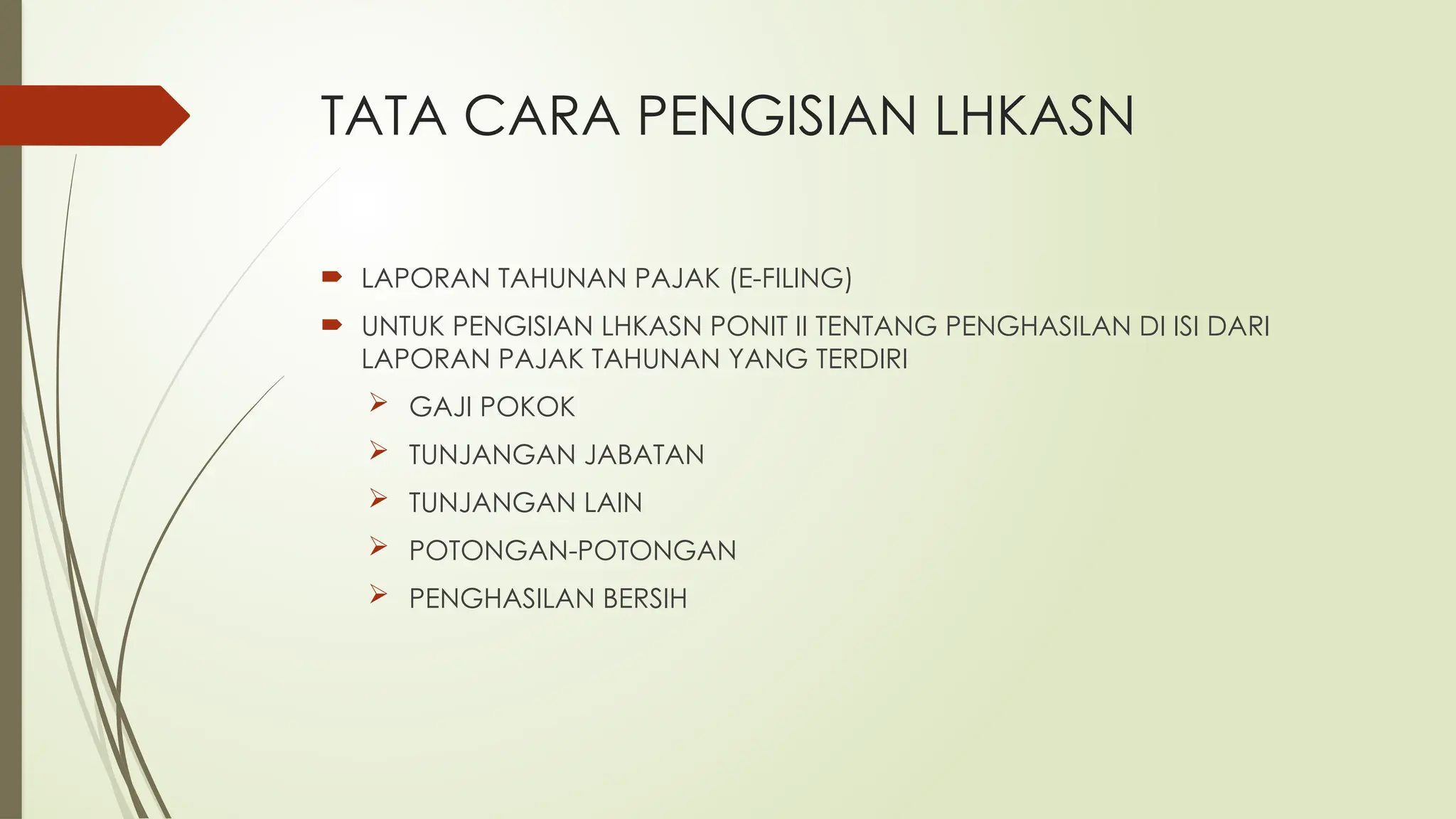 PENJELASAN LHKASN indonesia negara idnonesia | PPTX