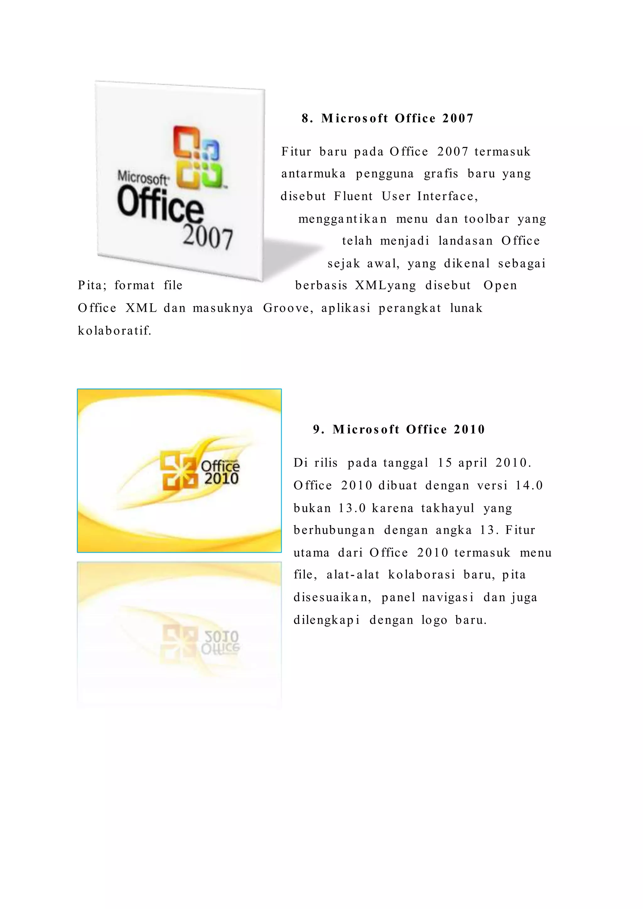 Penjelasan tentang microsoft office dan cara menggunakannya | DOCX