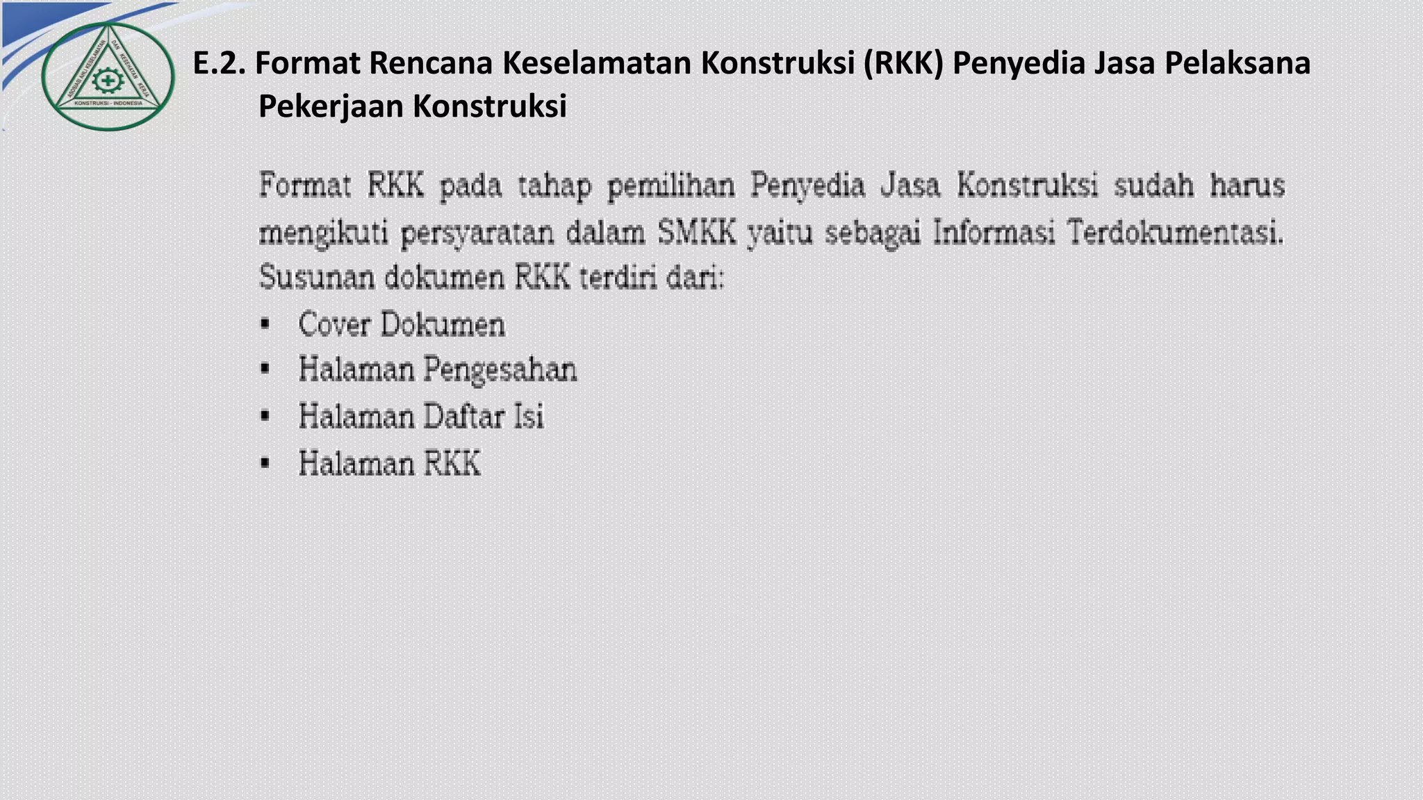 Penjelasan rencana keselamatan konstruksi(1)e | PDF