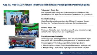 Penjelasan Roots Day bahan pelatihan fasilitator gurupptx | PPT