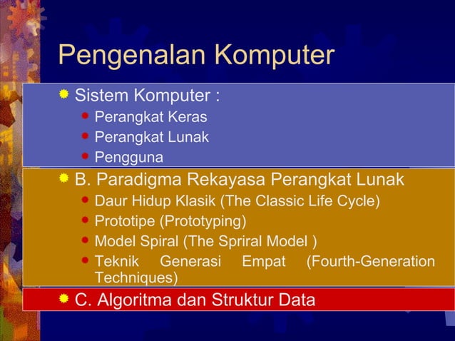 Algoritma - Penjelasan struktur data | PPT