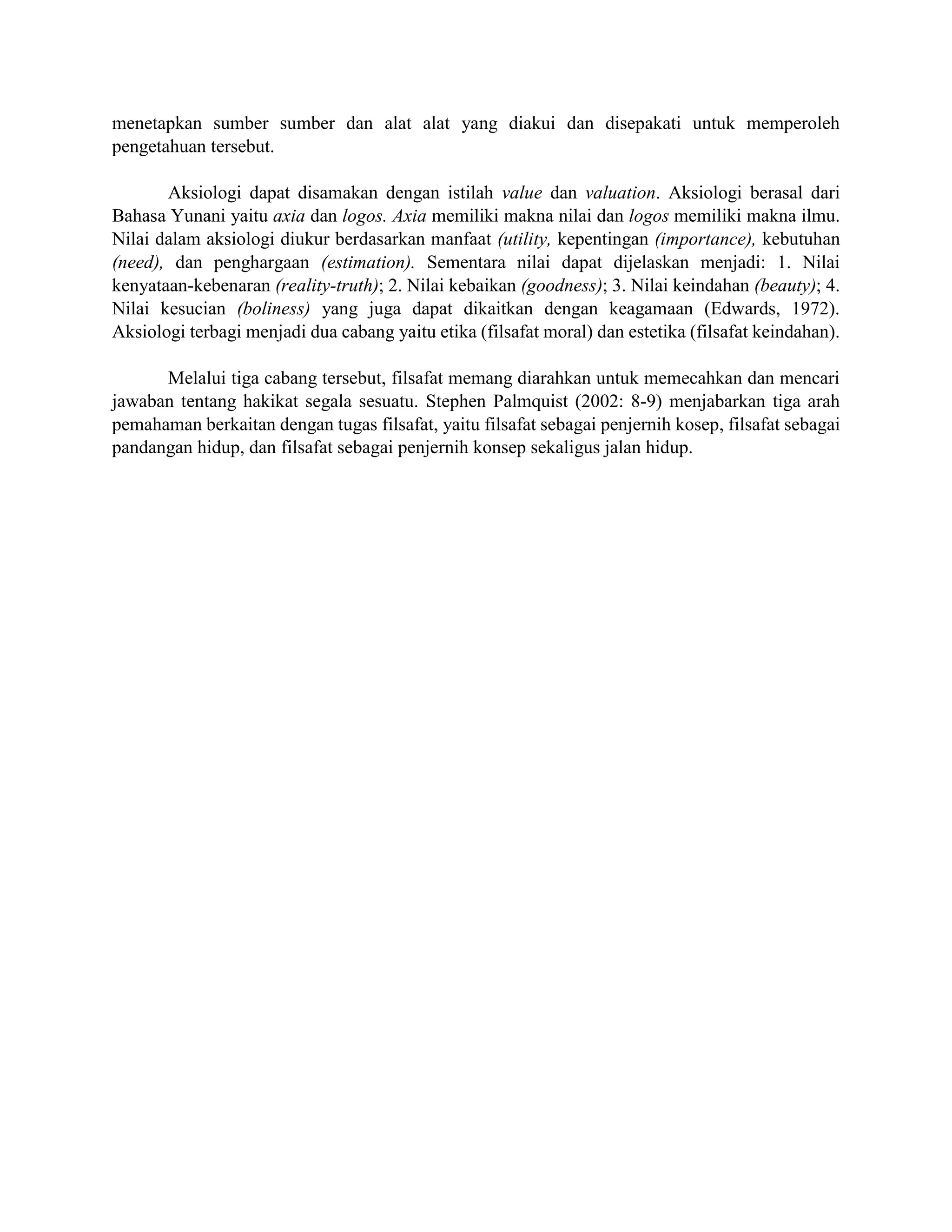 Penjelasan tentang Falsafah Kesatuan Ilmu (Artikel).docx