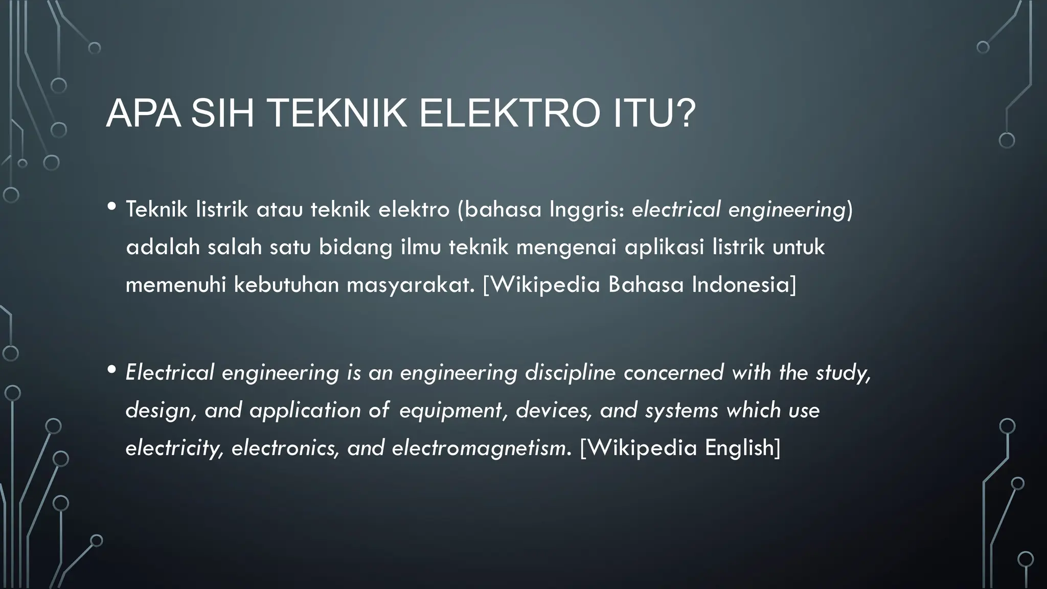 Penjelasan ttg Teknik Elektro (Kapita Selekta).pptx