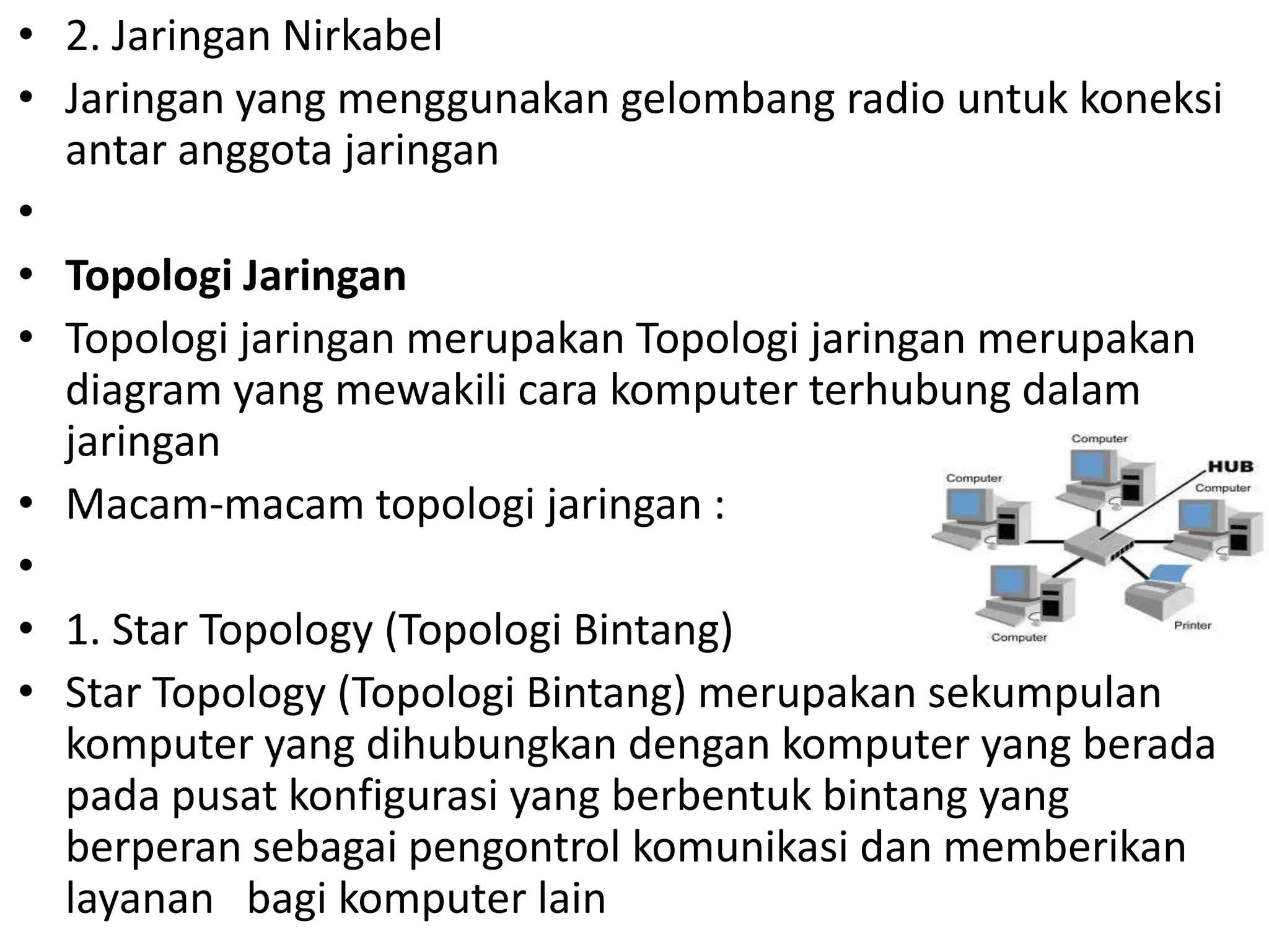 Penjelas detail macam macam perangkat jaringan computer | PPTX