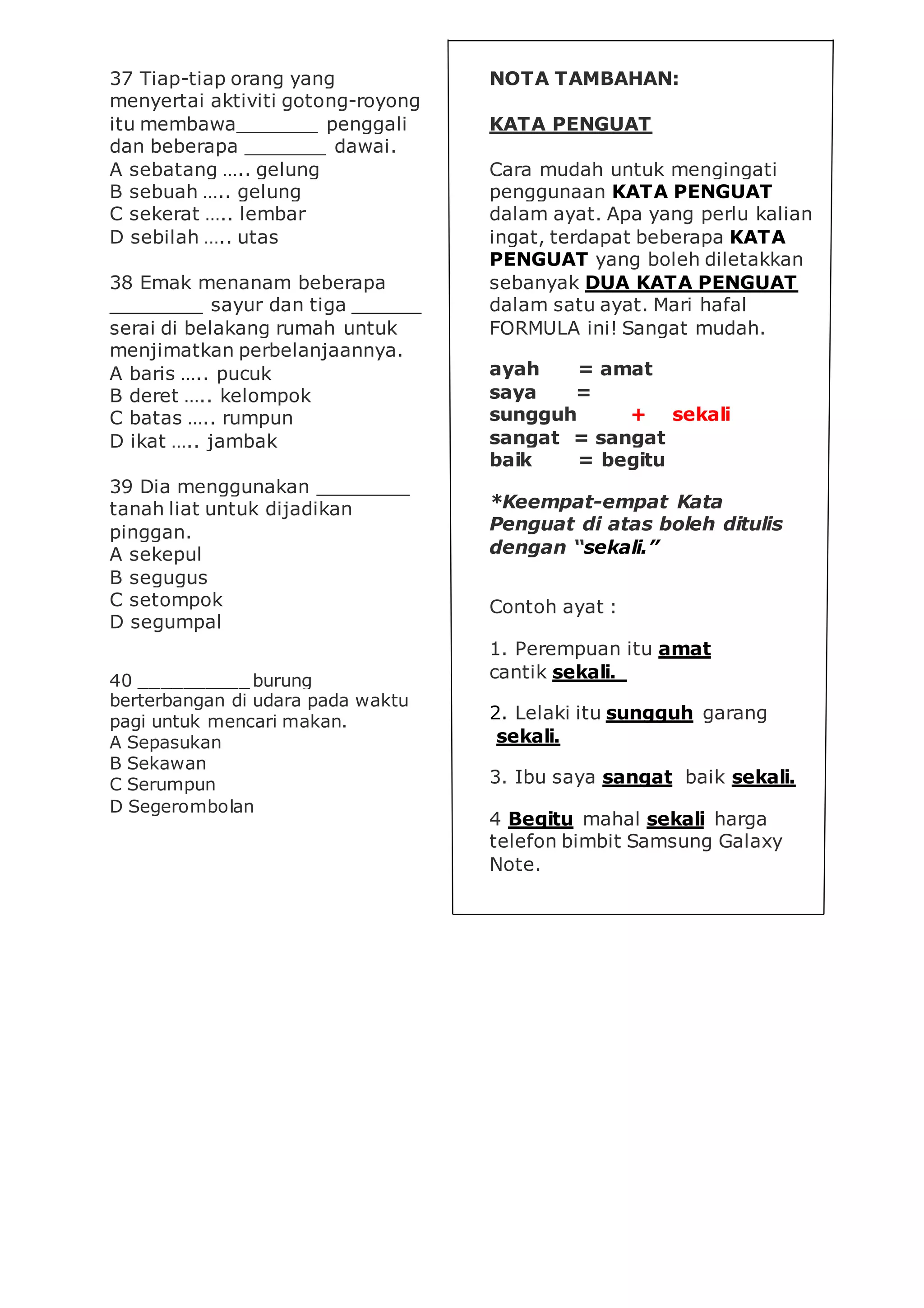 Penjodoh bilangan | DOCX