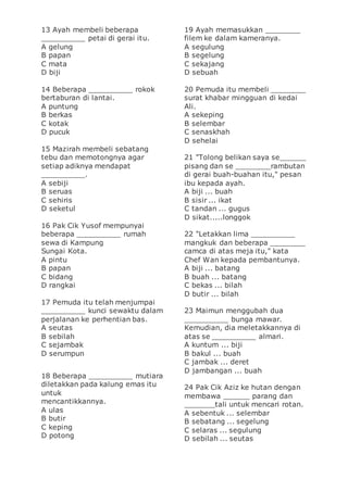 Penjodoh bilangan | DOCX