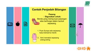 PENJODOH BILANGAN TAJUK BAHASA MELAYU TAHUN 5 | PPTX