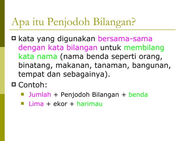 Penjodoh Bilangan P3 Grammar Thur | PPT