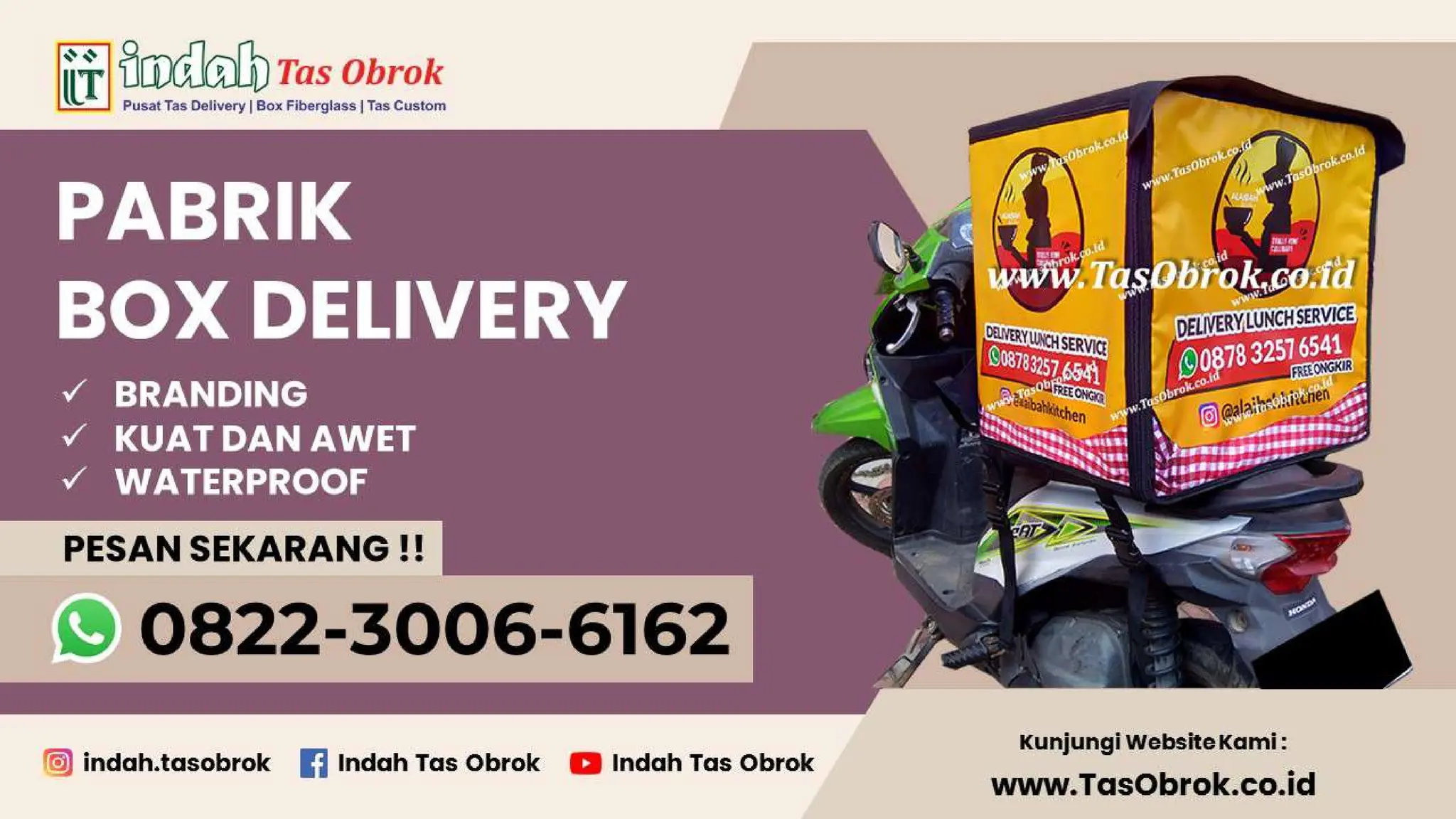 WA/TELP : 0822-3006-6162, Penjual Tas Delivery Laundry Sepatu, Penjual ...