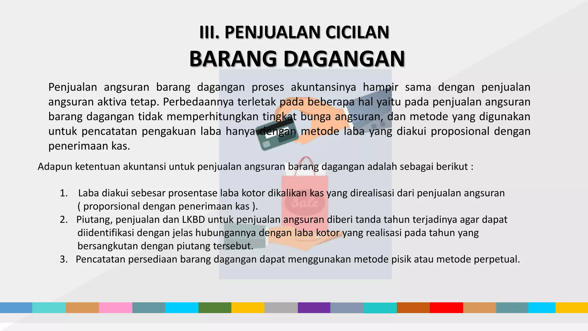 Penjualan Cicilan ( akuntansi keuangan lanjutan) | PPTX