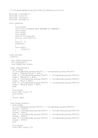 Penjualan swalayan | TXT