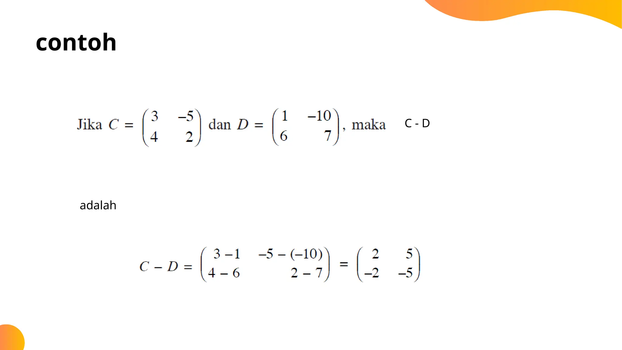 PENJUMLAHAN DAN PENGURANGAN MATRIKS.pptx