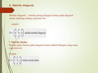 Penjumlahan dan pengurangan matriks | PPT