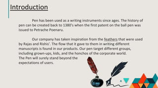 Marketing Mix of Pen | PPTX