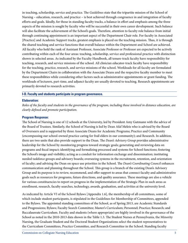 Penn nursing-ccne-self-study-report-2013 | PDF